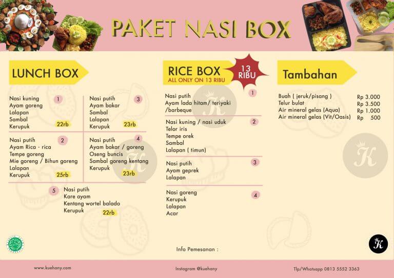 Nasi Box - Kuehany